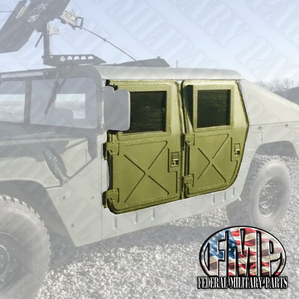 AUCTION - 4 NEW Humvee X-Doors M998 H1 HUMMER - Black, Tan Or Green | eBay