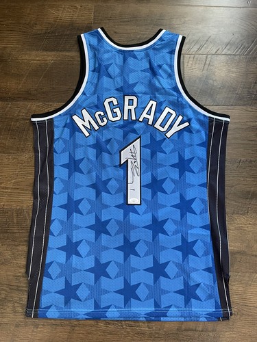Tracy Mcgrady Signed Orlando Magic Jersey JSA COA Rockets Raptors NBA ...