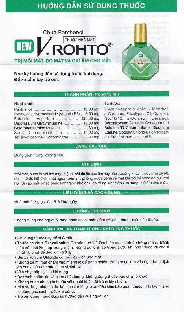 4x NEW V.Rohto Eye Drops for Eyestrain Congestion Redness Fatigue NEW ...