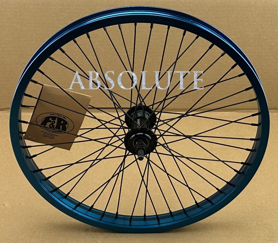 20"x2.125 BMX BIKE ALLOY Front OR 9T Cog Rear Wheel 48 Spoke Sealed ...