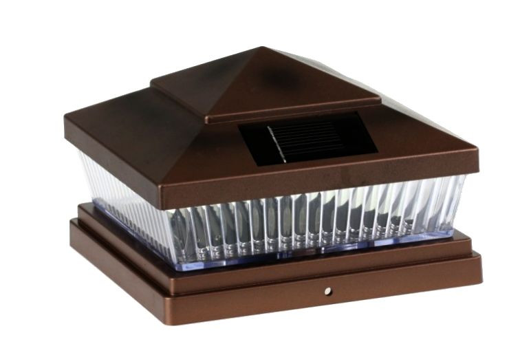 12-Pack Solar COPPER Post Cap LED Lights For 6 X 6 PVC Vinyl or Wood ...