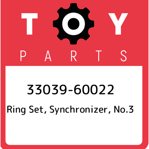 33039-60022 Toyota Ring set, synchronizer, no.3 3303960022, New Genuine ...