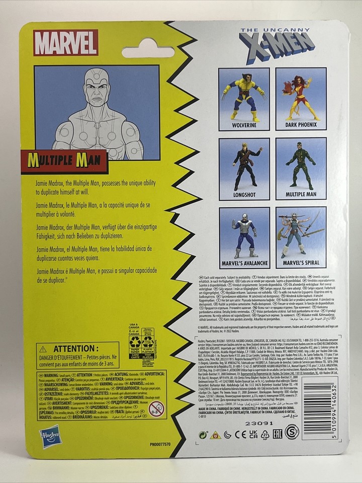 Marvel Legends The Uncanny X-Men Multiple Man 6" Inch Retro New | eBay
