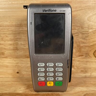 Verifone VX 680 3G Silver Handheld Bluetooth Wireless Credit Card ...