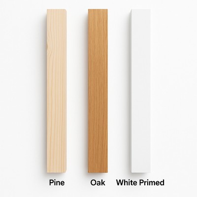 32mm Pine Oak Primed Wood Unpainted Plain Square Decorative Staircase ...