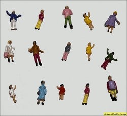 N Scale Figures Standing painted package of 50 | eBay