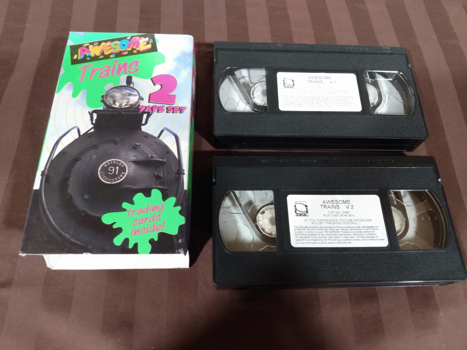 Awesome Trains (VHS, 1994) 2 Tape Set *NO trading cards* | eBay