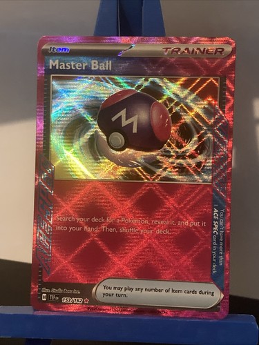 Master Ball 153/162 ACE SPEC Rare SV05: Temporal Forces Pokemon TCG | eBay