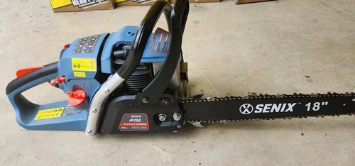 18 Inch Gas Powered Chainsaw 49 cc 4-Cycle SENIX CS4QL-L1 4QL ...