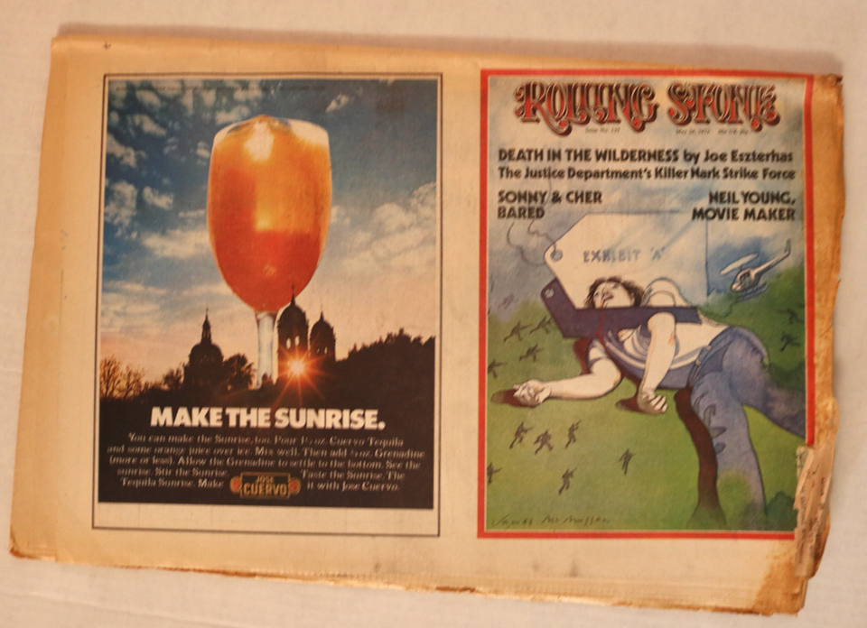 Rolling Stone magazine MAY 1973 135 Sonny & CHER Neil Young Justice ...