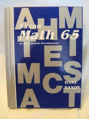 Math 65 1e Student Edition (Saxon Math 6/5) - Hardcover - GOOD ...