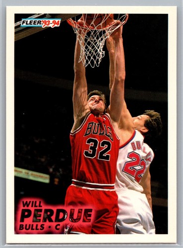Will Perdue 1993-94 Fleer BASKETBALL #31 Chicago Bulls | eBay