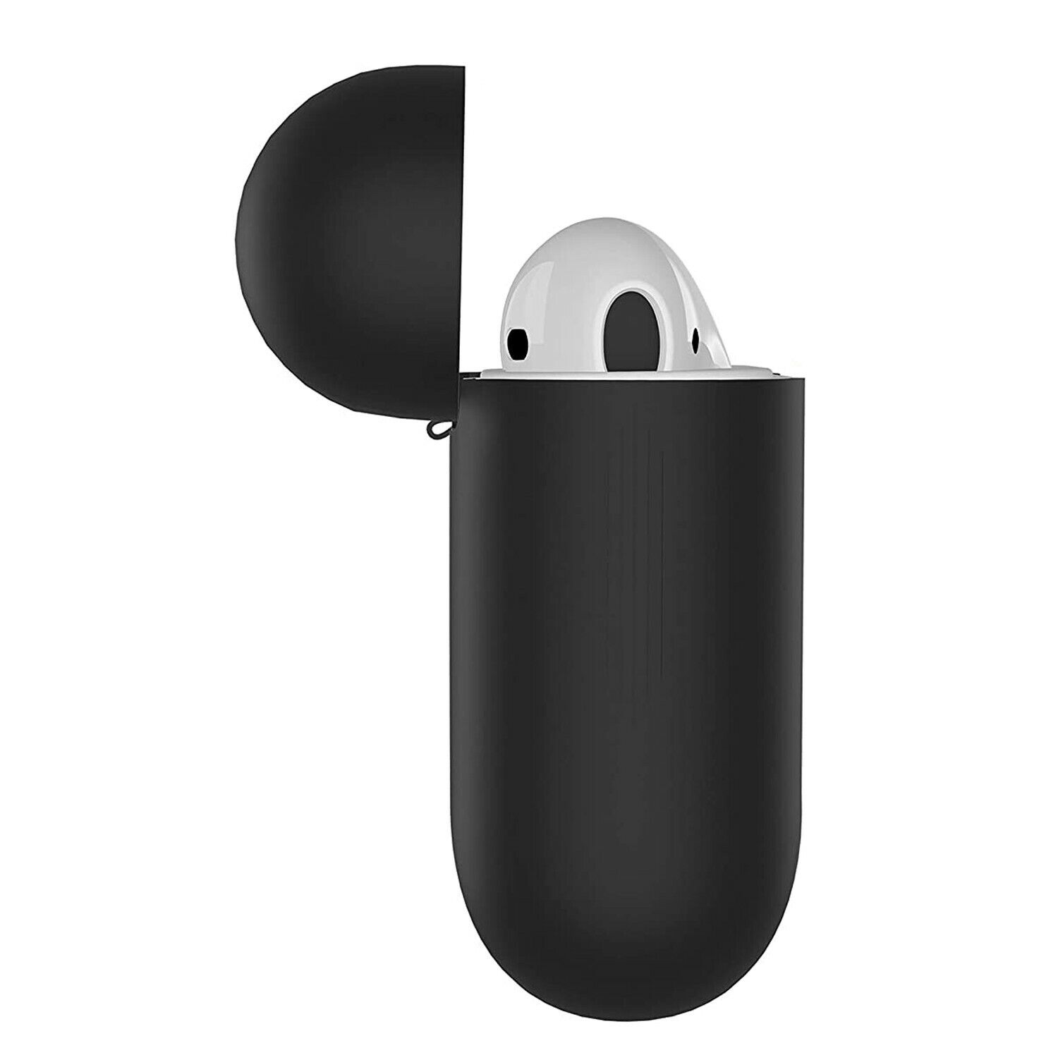 New Airpod Silicone/Gel/Rubber Matte Finish Case Cover(White) | eBay