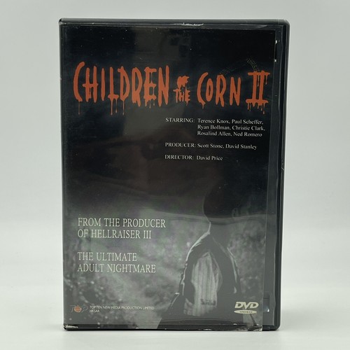 Children of the Corn II 2 DVD, 1992 Terence Knox Paul Scheffer Ryan ...