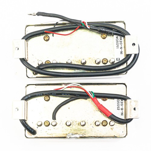 Premium PAF Humbucker Pickup Set – Neck & Bridge (Chrome, 4-Conductor ...