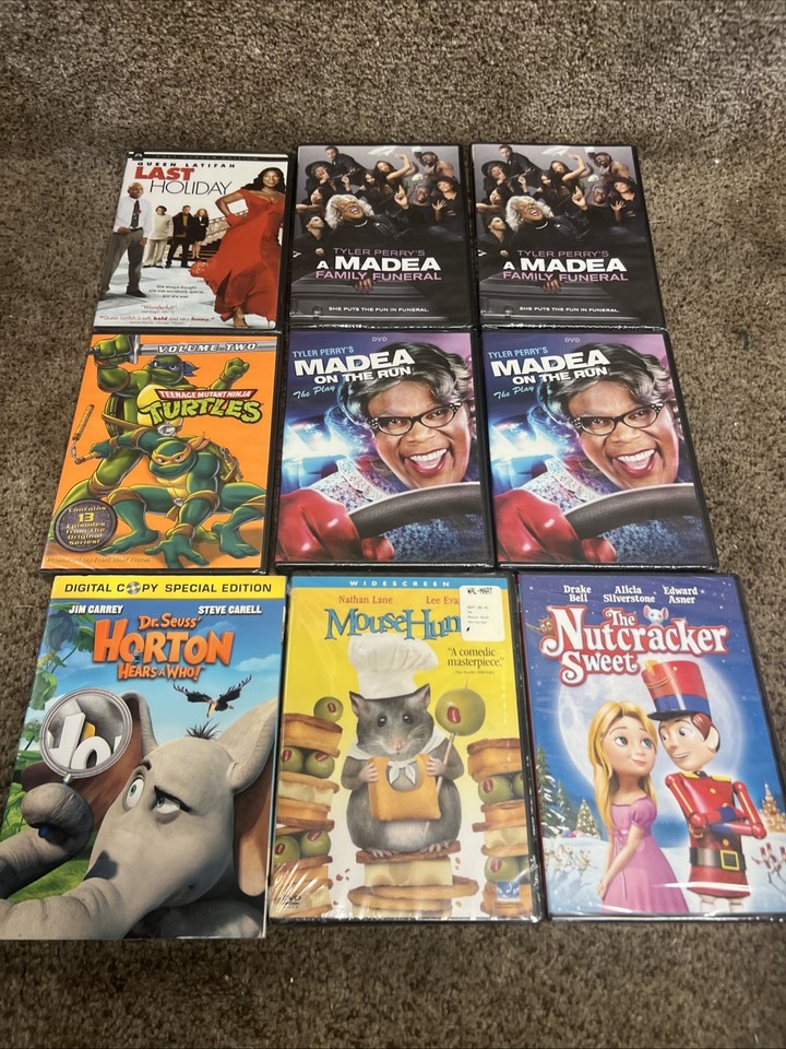 128 New Sealed Random Dvd Lot Mixed Genres Great Titles Action Horror ...