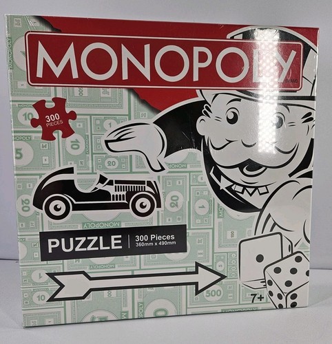 Monopoly Jigsaw Puzzle 300 Pieces Licensed by Hasbro 36cm x 49cm - New ...