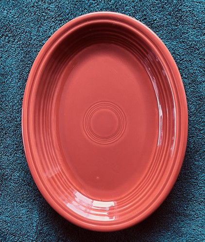 Fiesta Persimmons Large Oval Platter 13 5/8” – Retired Color | eBay