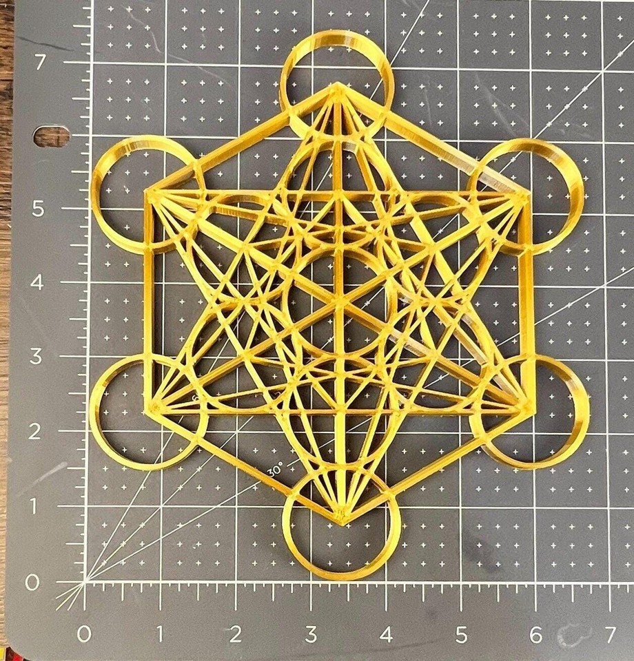 Metatron Cube Meditation Sacred Geometry Wall Art Decor | eBay