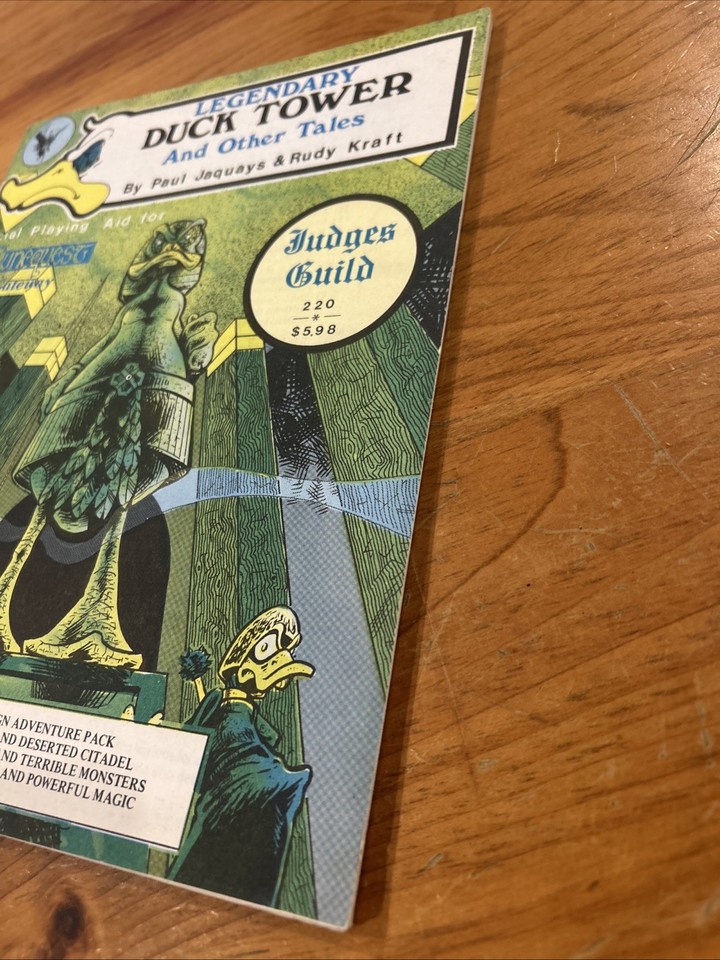 1980-Judges Guild RuneQuest Legendary Duck Tower and Other Tales VG+ ...