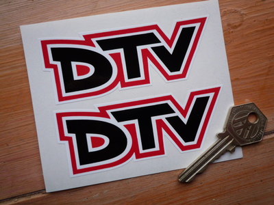DTV 100mm Pair Dealer Team Vauxhall STICKERS Chevette Magnum Race Rally ...