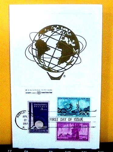 NEW YORK WORLD'S FAIR STAMP SOUVENIR 1st DAY ISSUE CEREMONY PROGRAM APR ...