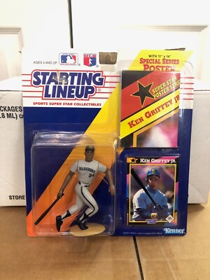 Vintage Kenner Starting Lineup 1992 Edition Ken Griffey Jr Seattle ...