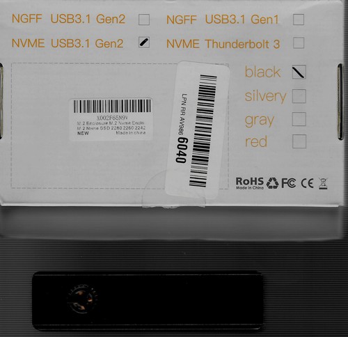 Speedbyte USB 3.1 Gen2 black NVMe SSD enclosure (USB-C) *BOGO discount* | eBay