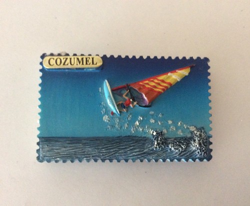 Windsurfing Sailboarding Cozumel Mexico Resin Fridge Magnet | eBay