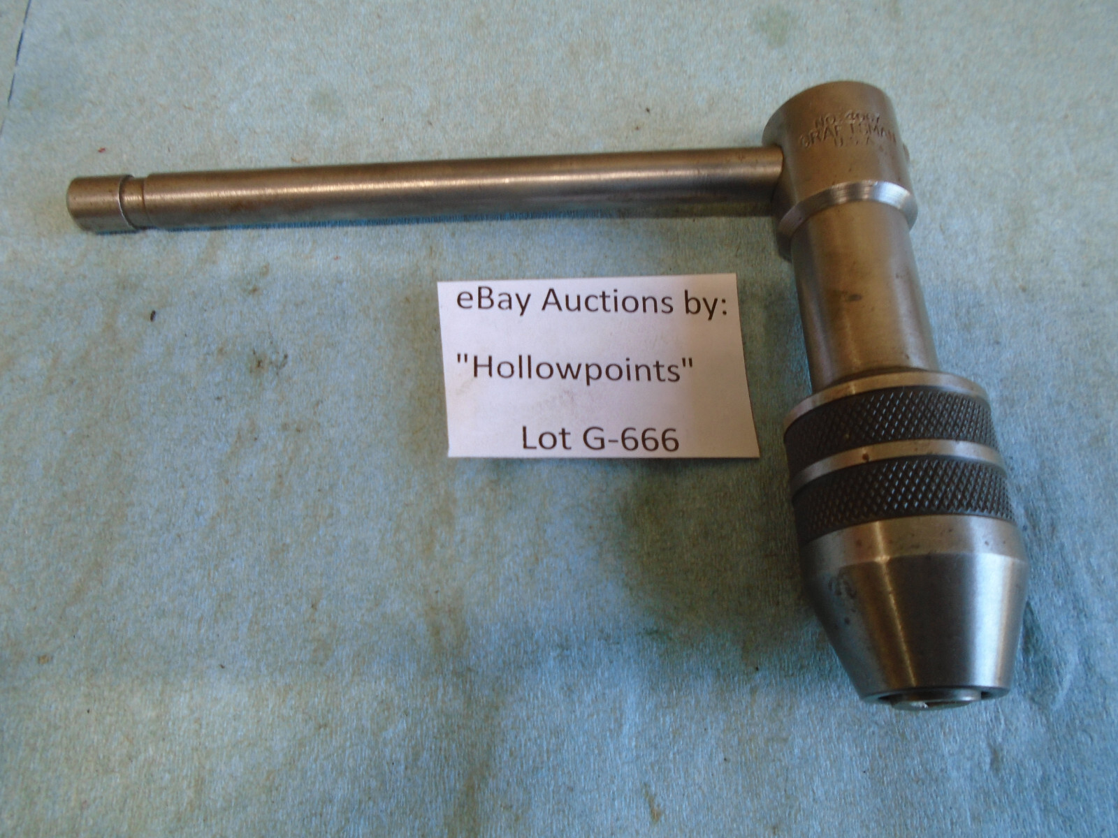 Craftsman USA No. 4067 Slide T Handle Tap Holder for #12 to 1/2" taps ...