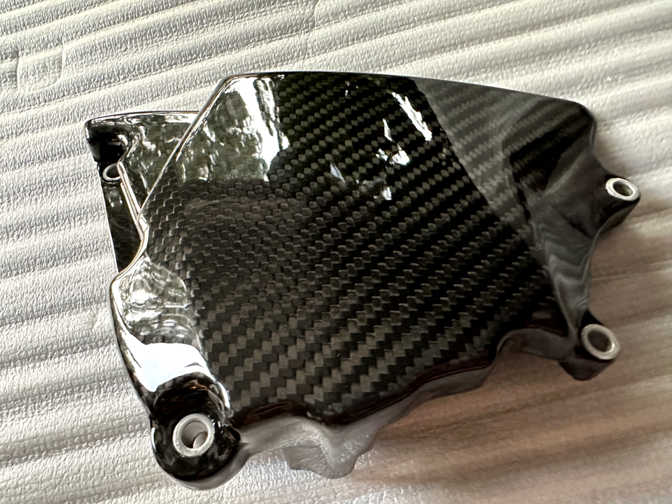 Yamaha Carbon Fiber R6 99 02 Side Chain Cover | eBay