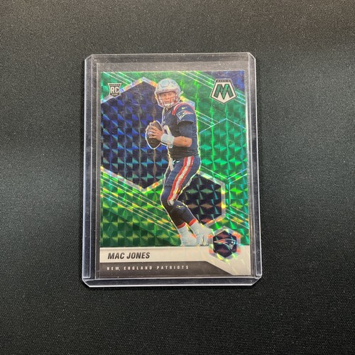 2021 Mosaic Mac Jones Green Prizm Rookie Card Patriots RC 🔮 | eBay