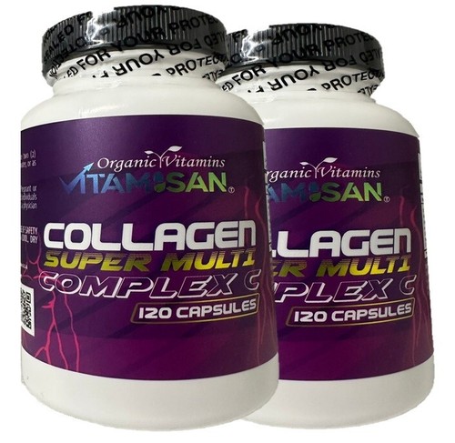 2 Hydrolized Collagen 1000MG Vitamin C 120 CAPS hidrolizado fort ...