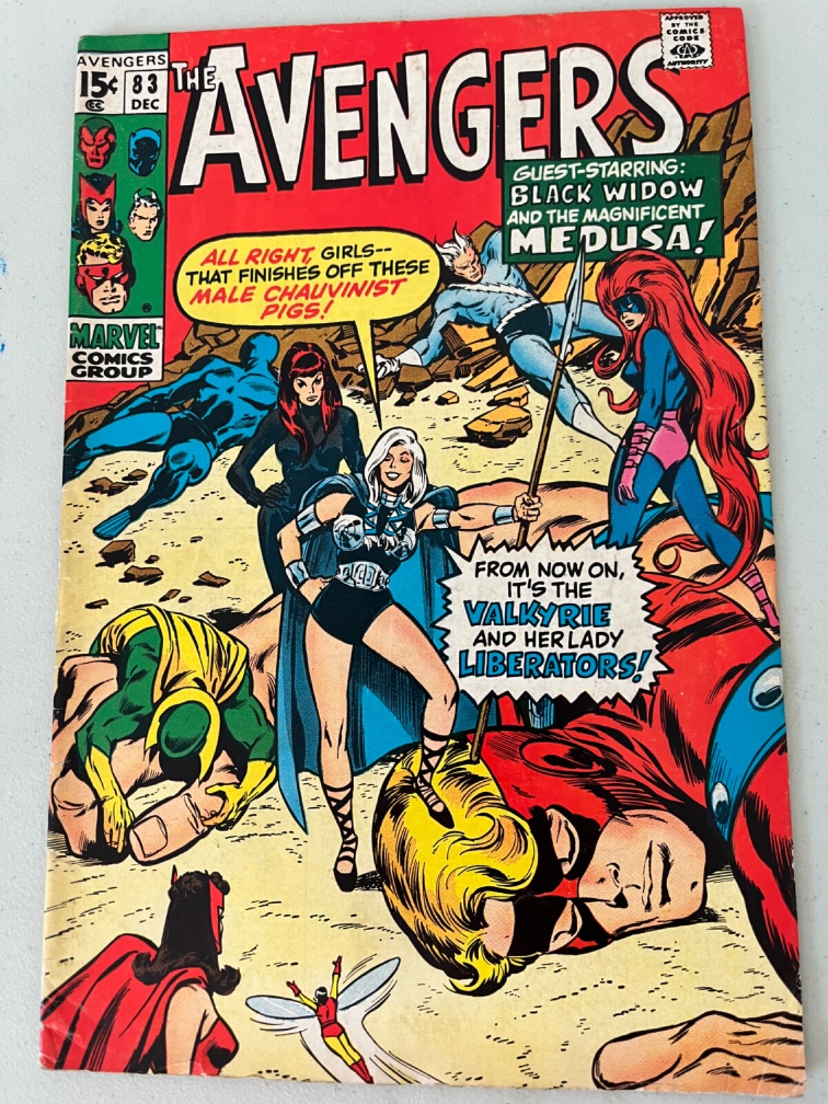 Avengers #83 1st Appearance Of Valkyrie Lady Liberators Marvel 1970. | eBay