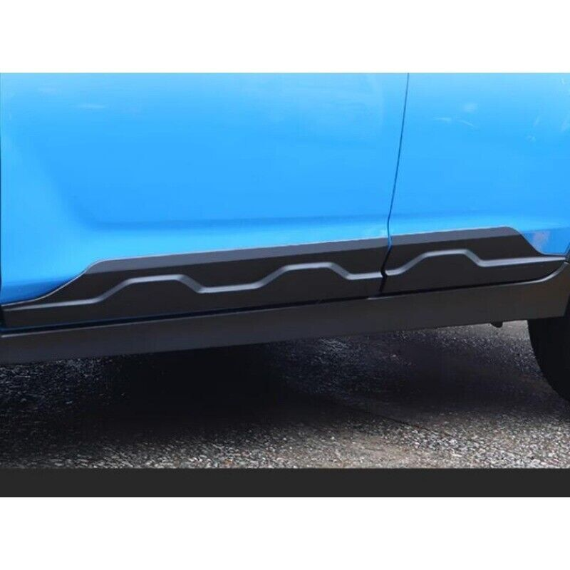 Fits 2024-2025 Subaru Crosstrek Black Lower Door Cladding Kit Of Four ...