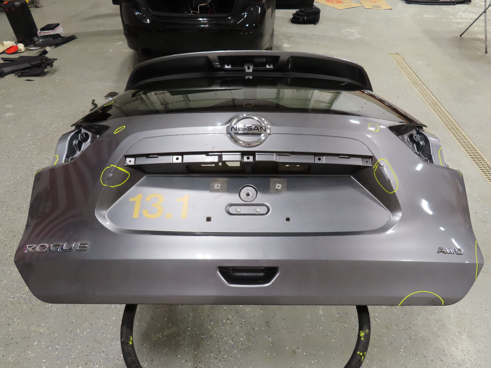 2017 2018 2019 2020 NISSAN ROGUE REAR LIFTGATE TRUNK W/GLASS OEM 90010 ...