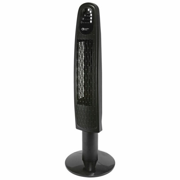 Comfort Zone 36" Oscillating Tower Fan - Black for sale online | eBay