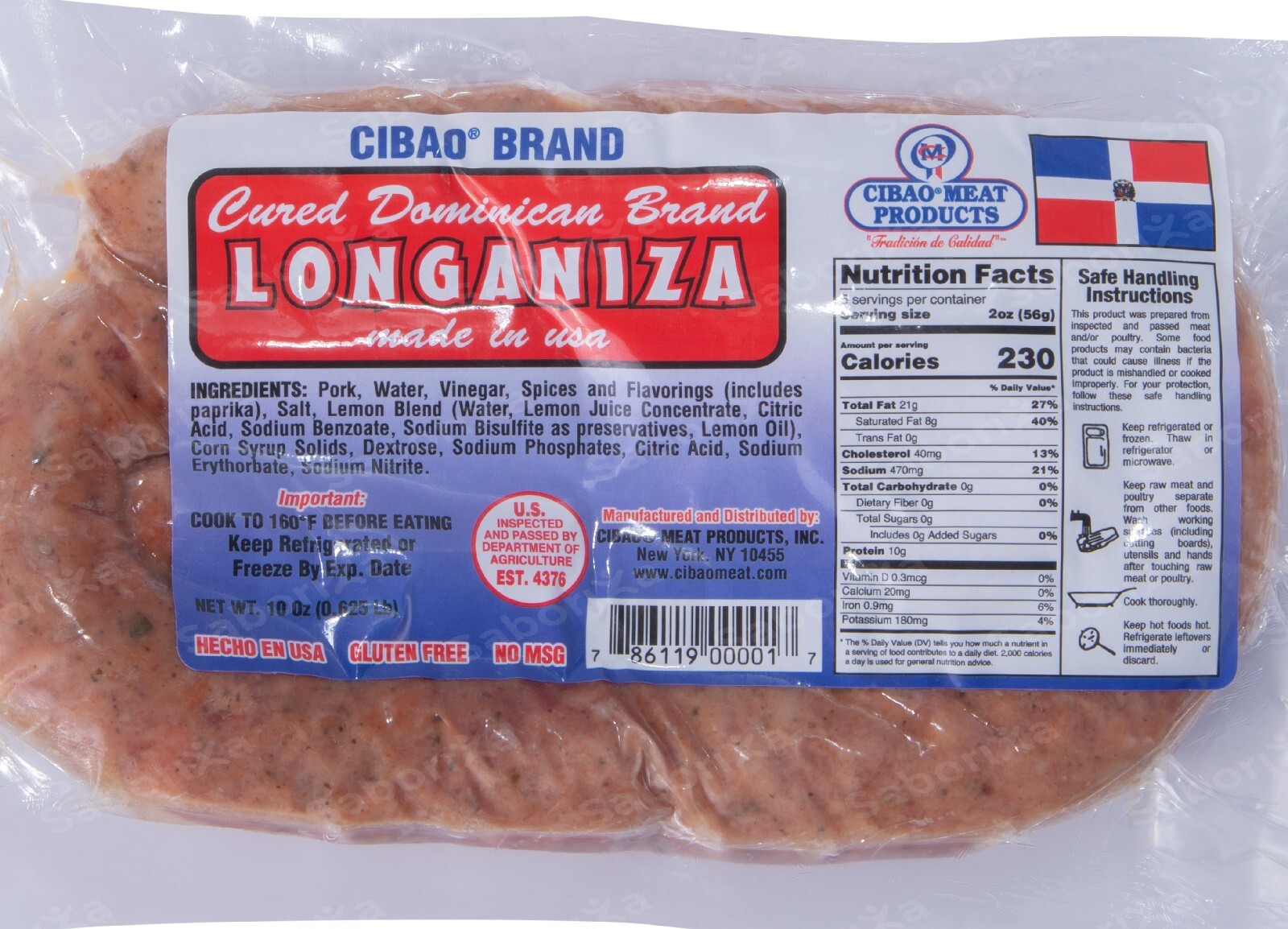 Cibao Meat Longaniza 10 Onz | eBay