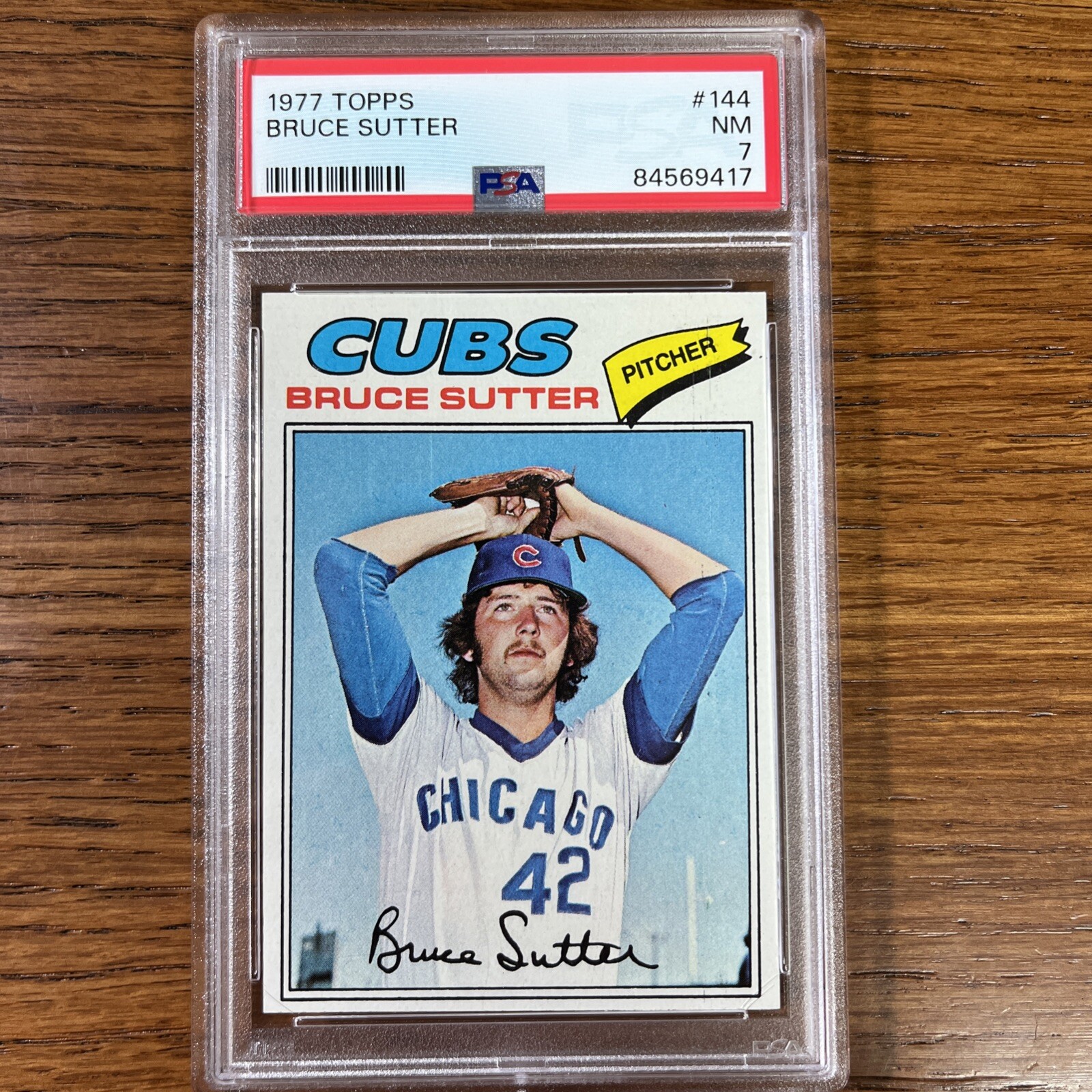 1977 Topps #144 Bruce Sutter (RC) PSA 7 Cubs HOF | eBay