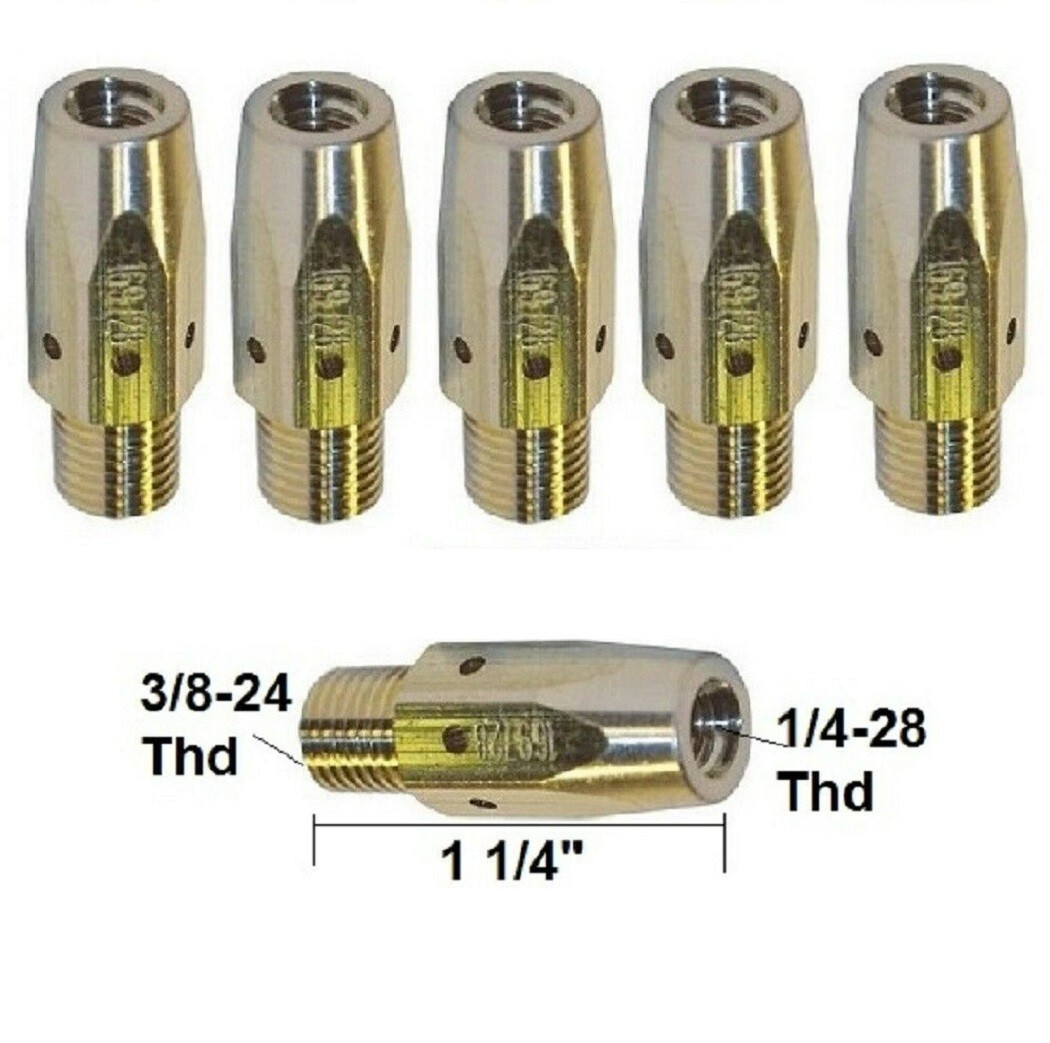 169-728 MIG Tip Adaptors Diffuser 169728 for Miller Welding Gun M25/m40 ...