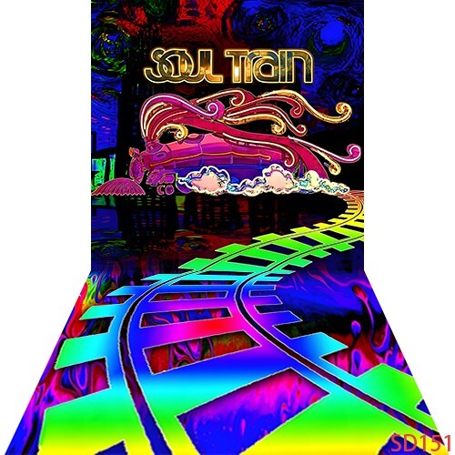10'x20' Computer-painted Soul Train Party Scenic Vinyl background ...