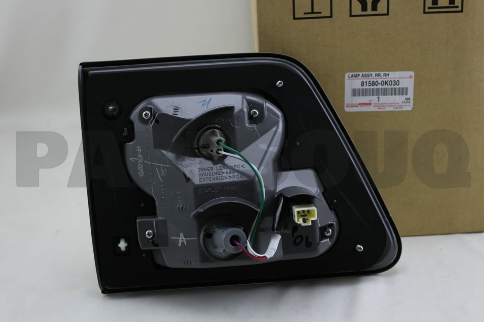 815800K030 Genuine Toyota LAMP ASSY, REAR, RH 81580-0K030 | eBay