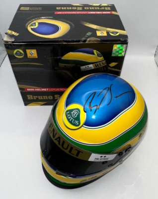 Bruno Senna signed 2011 Lotus Renault GP 1:2 Scale F1 Helmet -signed on ...