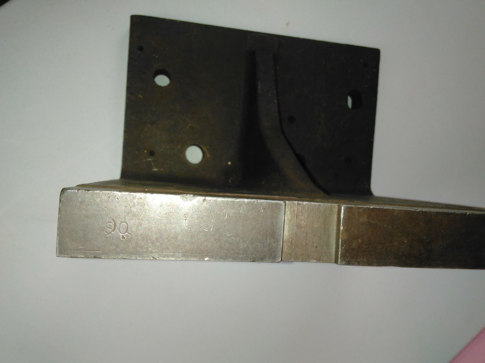 Large Machinist Angle Knee Fixture Block 10 x 10 x 7 Milling Drill ...