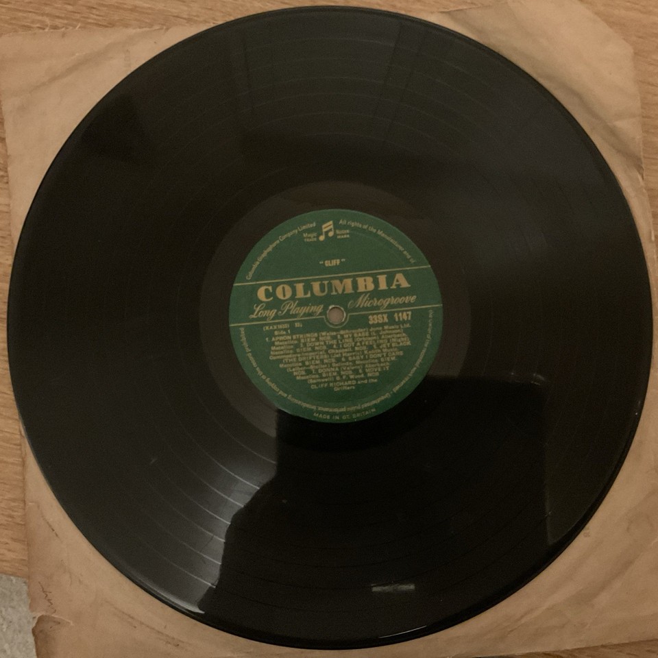 Cliff Richard -" Cliff" Vinyl LP Columbia Green label . Offers | eBay UK