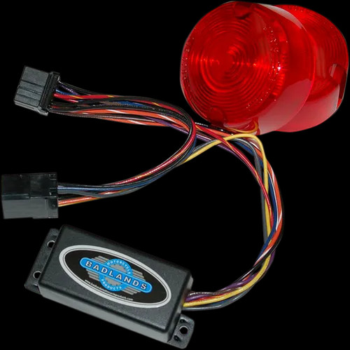 Badlands Illuminator Module w Red Lens 8 Pins Dyna Fat Bob 08 | eBay