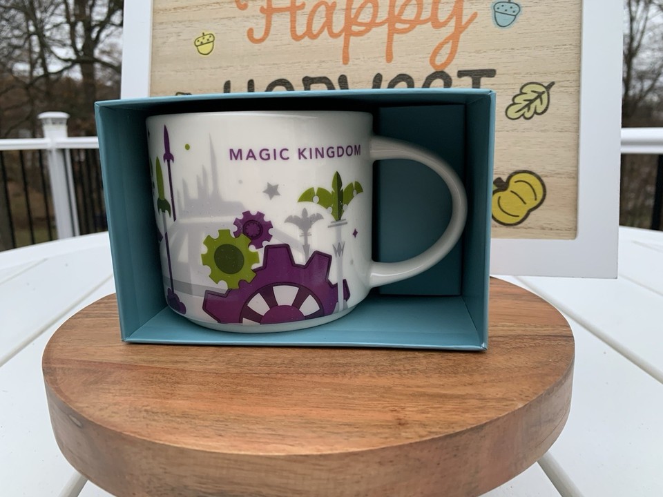 Starbucks Disney Magic Kingdom Coffee Mug 14 oz "You Are Here Series ...