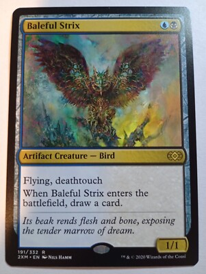 MTG Baleful Strix – Double Masters Card # 191 | eBay