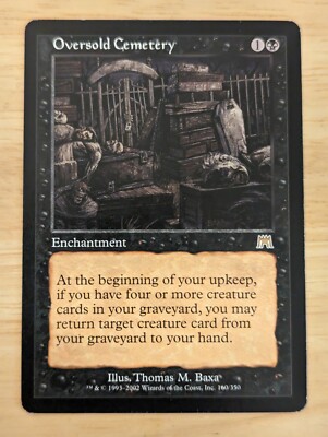 Magic the Gathering MTG Oversold Cemetery Onslaught 160/350 Regular ...
