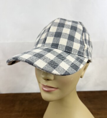 Checkered Cotton Adjustable Baseball Cap Hat | eBay